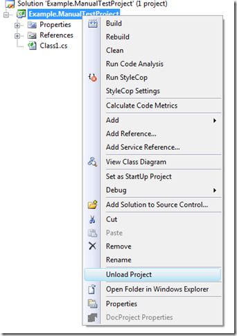 the urban canuk, eh: Manually creating a MS Test Project